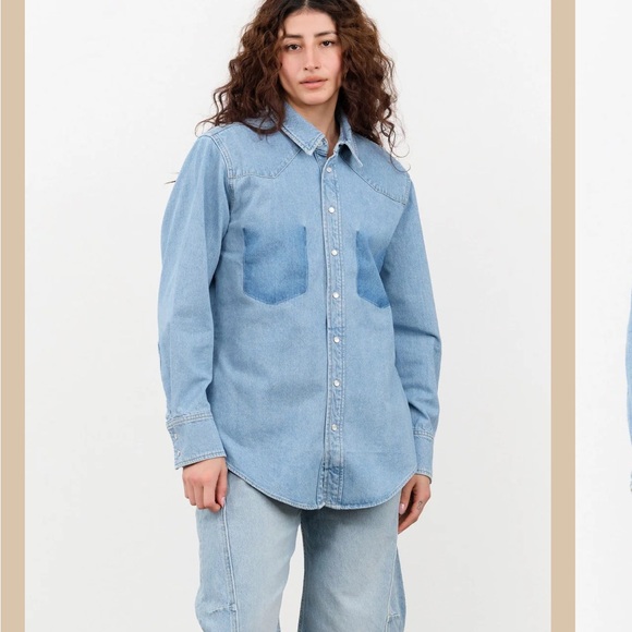 B SIDES | Tops | B Sides Liv Western Shirt Park Wash | Poshmark